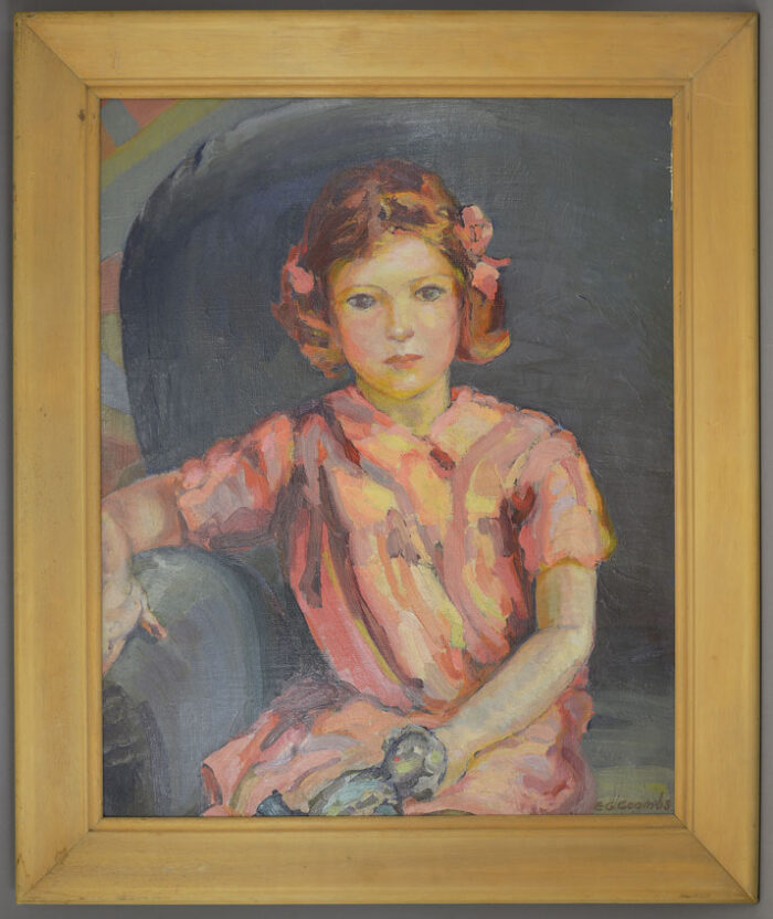 Edith Grace Coombs (1890-1986), 'Peggy' a portrait in oils - Rariora ...