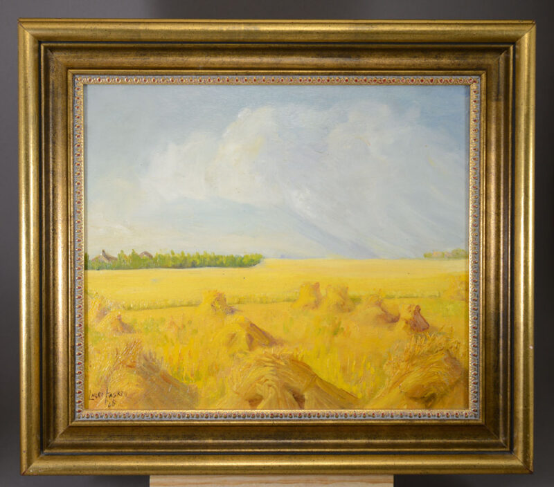SOLD – Laura Evangeline FASKEN – oil – Prairie Home - Rariora Gallery